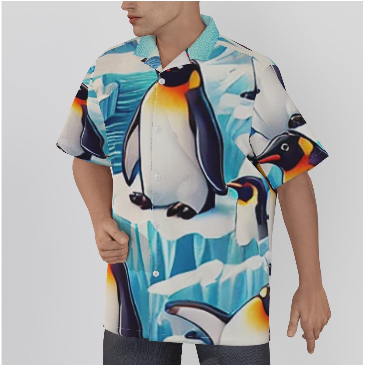 Penguins Drippin Ice Iceberg Hawaiian Shirt Penguins Shirt Penguin ...