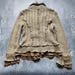 Juju Christine VNTG Lace up Zip Grunge Wool Knit Faux Fur Flare ...