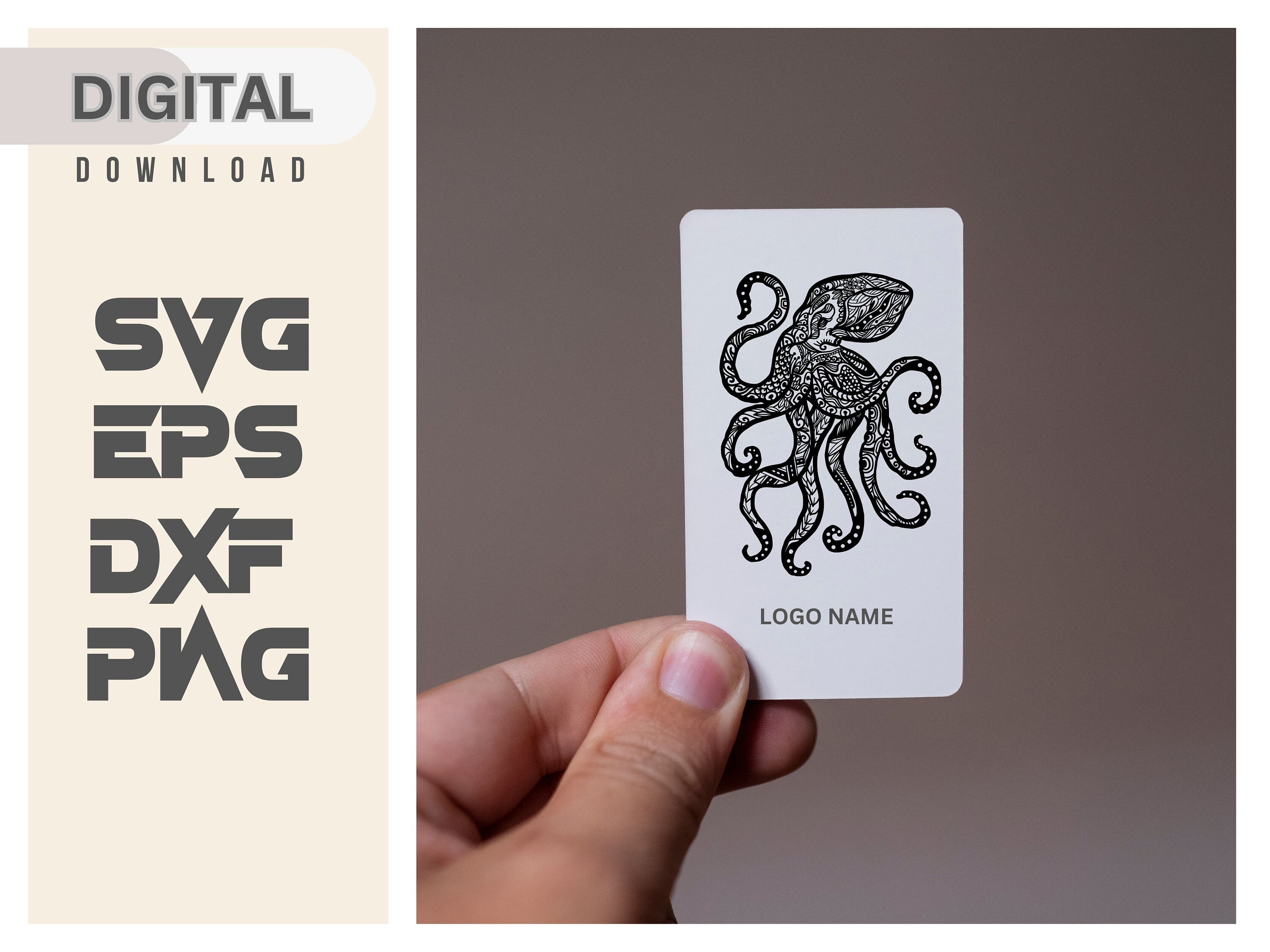 Octopus SVG Kraken SVG Kraken Hand Draw Octopus Line Art Kraken Doodle ...