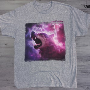 Wolf Shirt, Three Wolves 90s Vintage Graphic Shirt, Wolves Lovers Retro ...