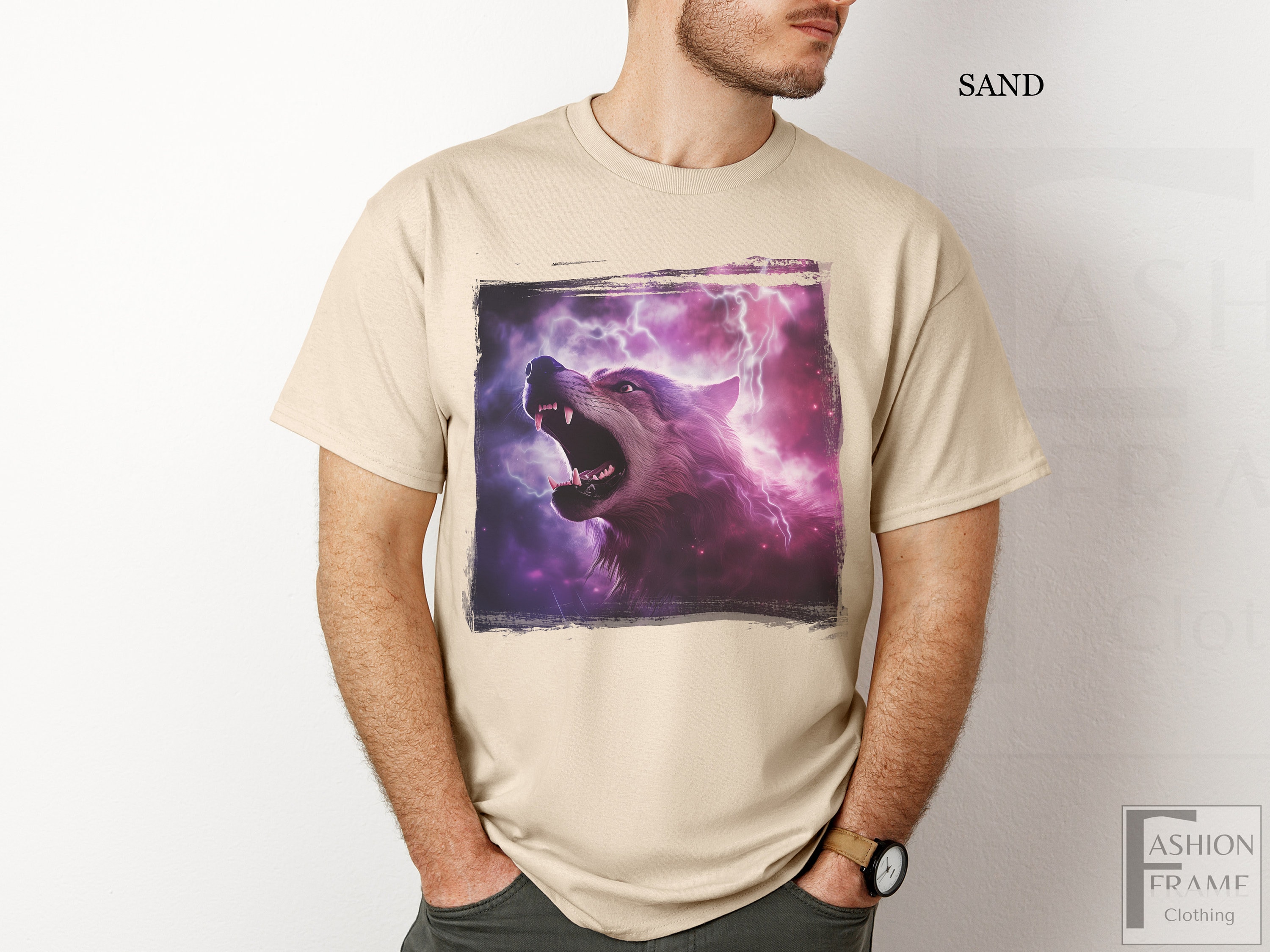 Wolf Shirt, Three Wolves 90s Vintage Graphic Shirt, Wolves Lovers Retro ...