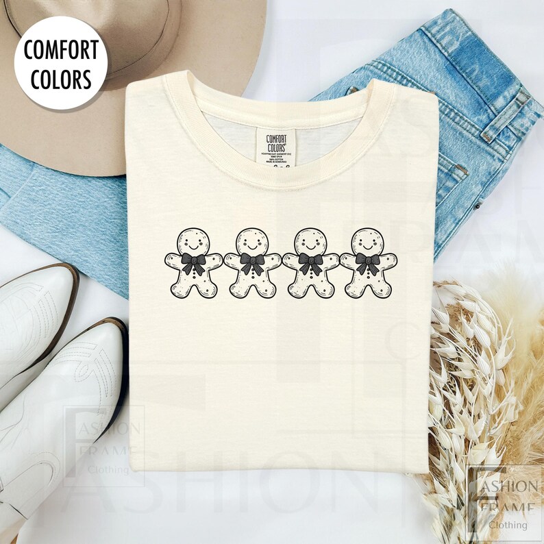 Comfort Colors Gingerbread Shirt Christmas Ginger Bread Man Tshirt ...