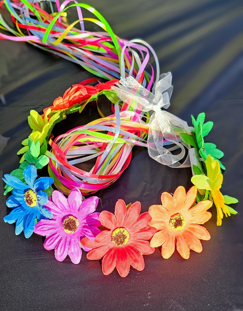 Fiesta Paper Crown, Multicolor Crown, Party Crown, Parade Crown, Flower ...