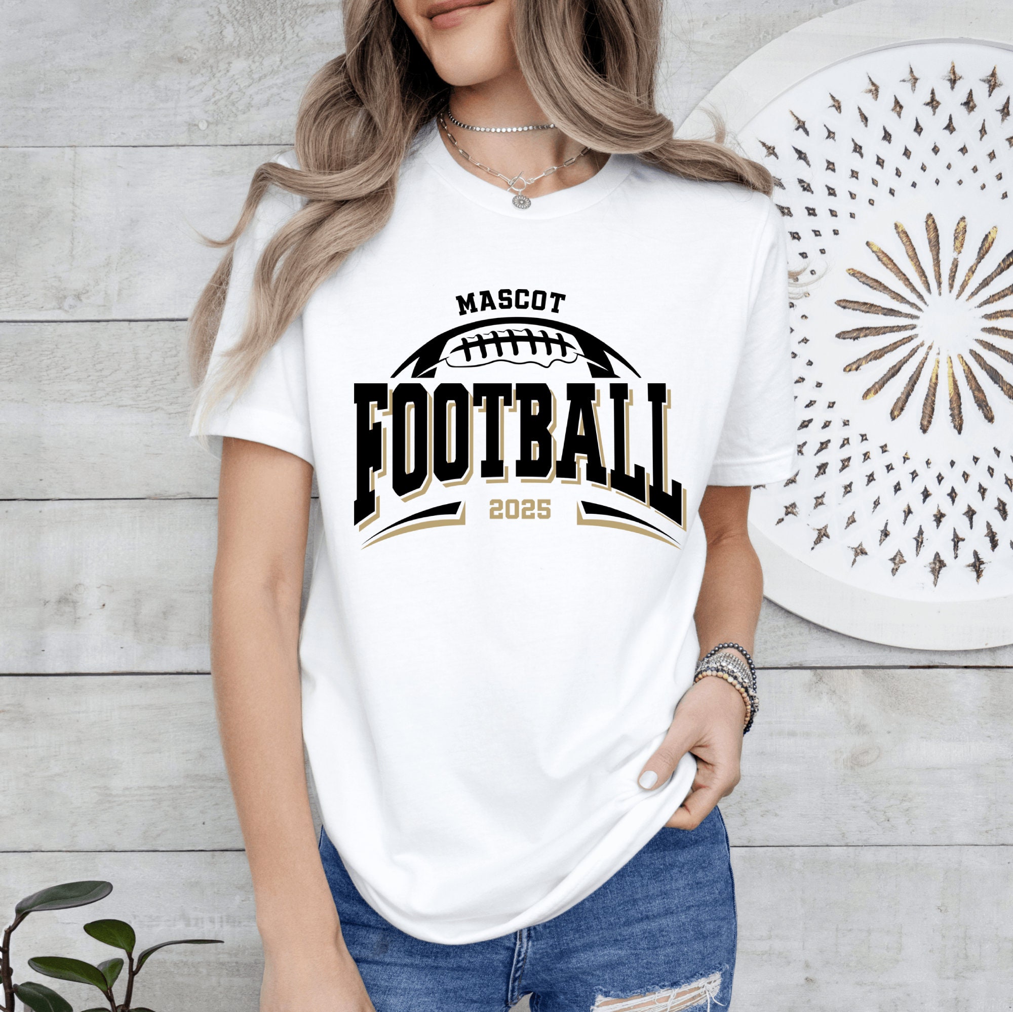 Personalized Football T-shirt, Custom Football Team Name and Number T ...