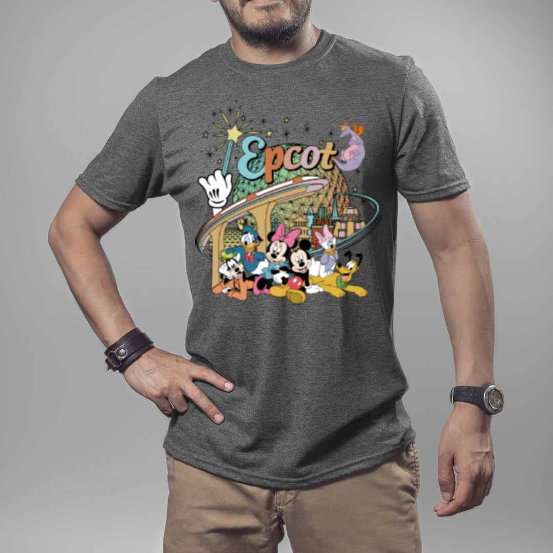 Disney Epcot World Tour T-shirt, Disney Epcot Shirt, Mickey and Friends ...