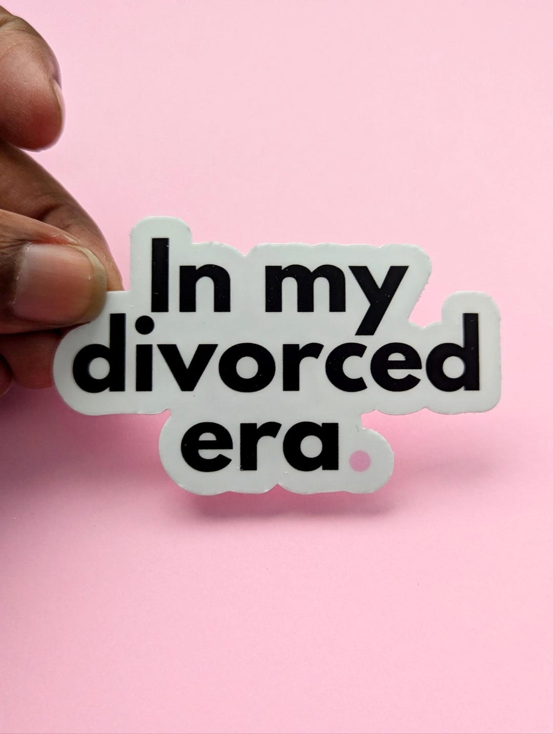 In My Divorced Era - VINYL STICKER - Etsy