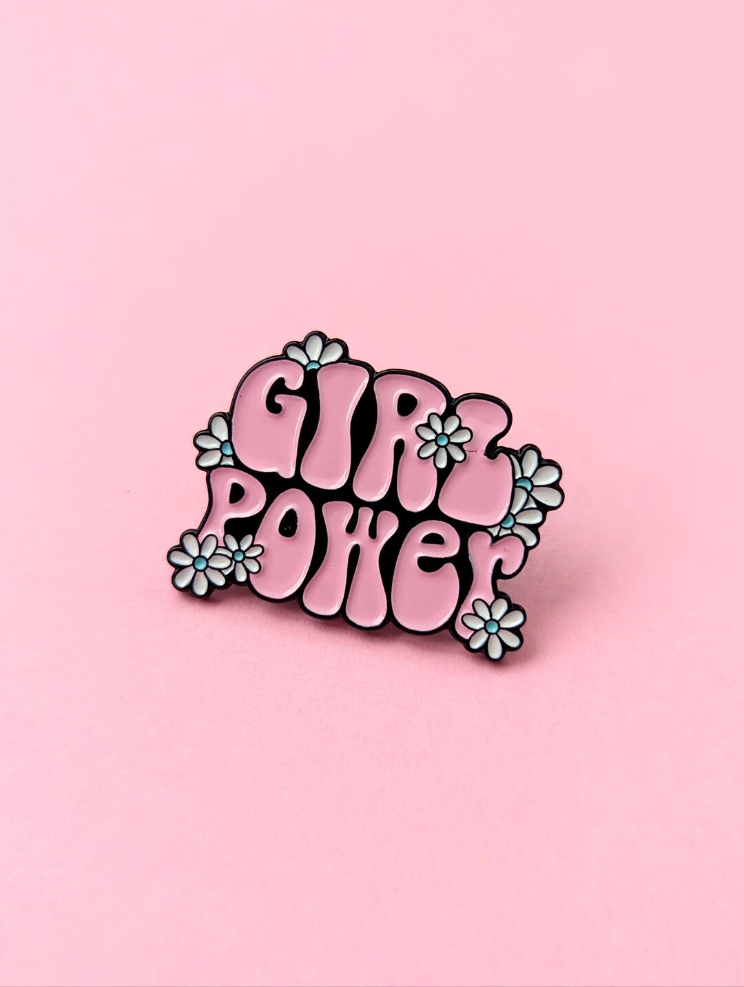 ENAMEL PIN - "girl Power" Empowerment Badge, Feminist Pin, Motivational ...
