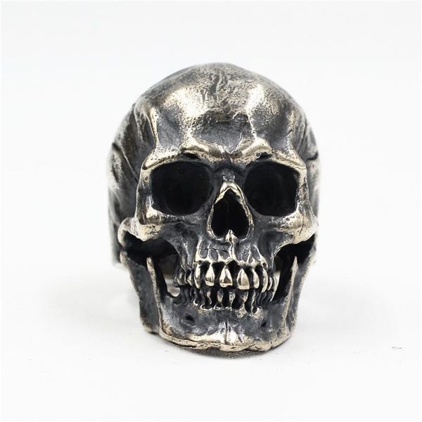 Skull Ring Men - Etsy