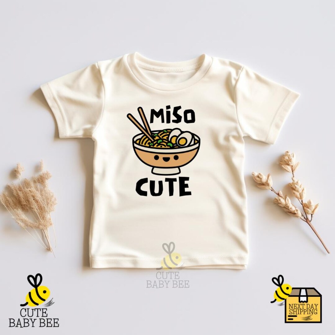 Miso Cute Baby Bodysuit – Natural Minimalist One Piece, Cute Asian Baby ...