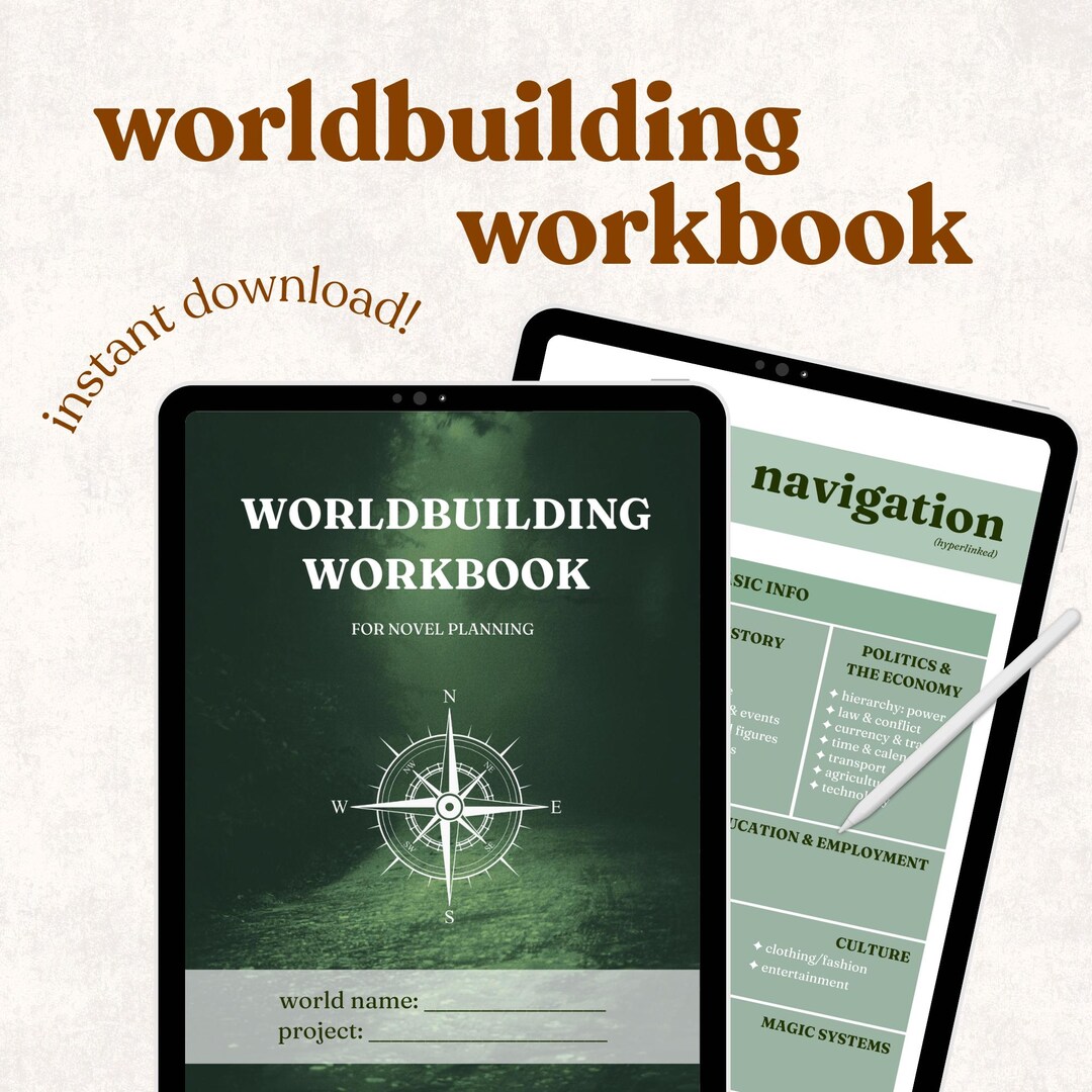 Worldbuilding Workbook | 80+ Page Template to Plan Your Fantasy World ...
