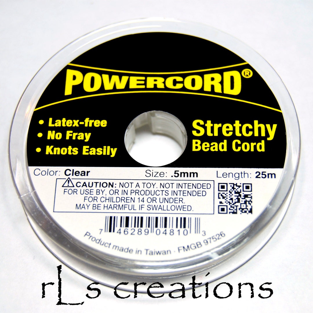 Powercord .5MM Clear Stretch Cording - Etsy
