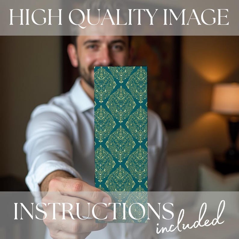 Masculine Procreate Bookmark Mockup: Editable Hand Holding Book Mark ...