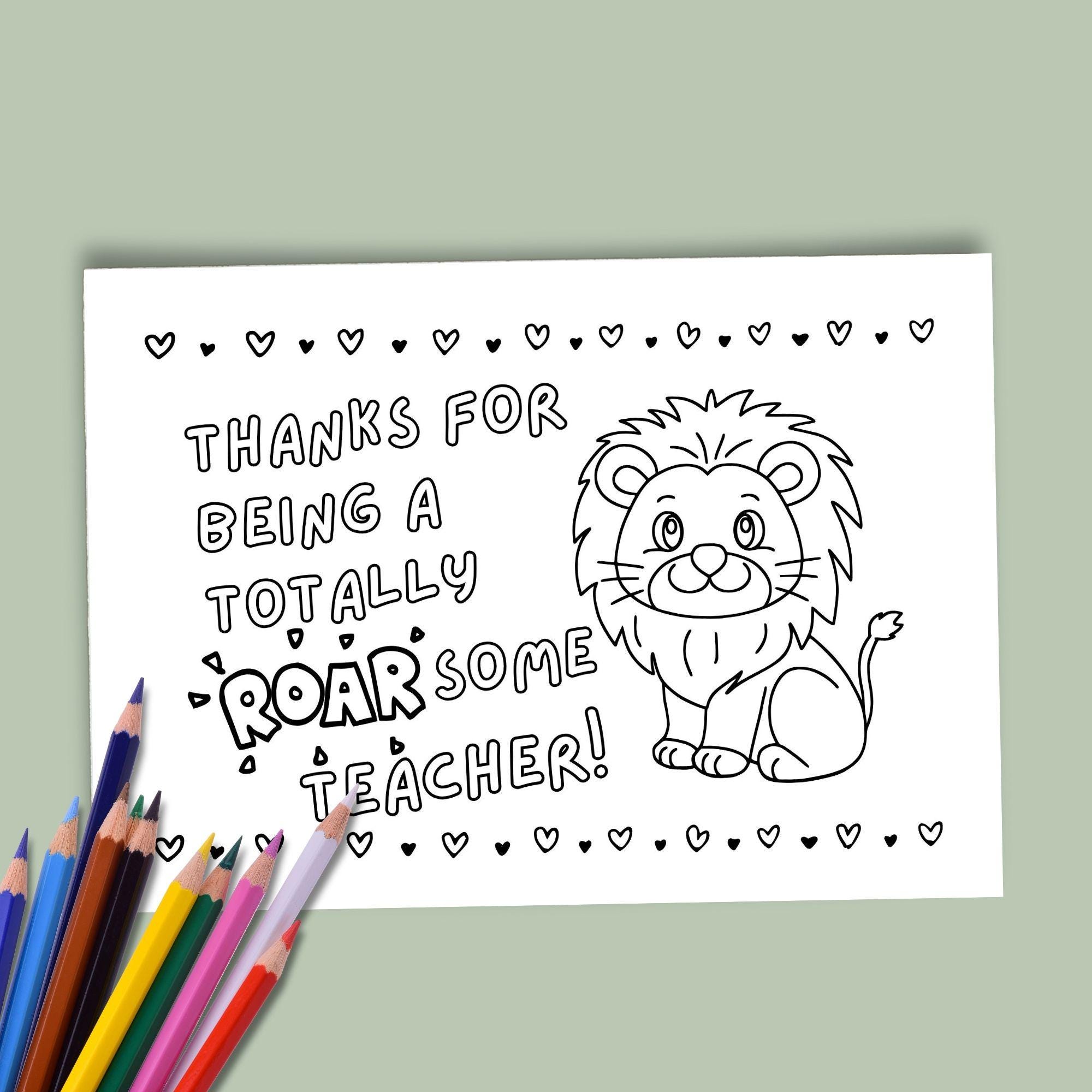 Back to School Coloring Page Printable, Preschool Teacher Appreciation ...