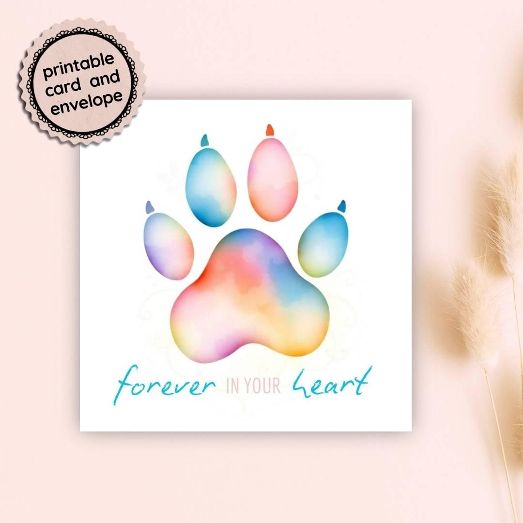 Dog Sympathy Card Printable, Loss of Dog, Pet Bereavement Card ...