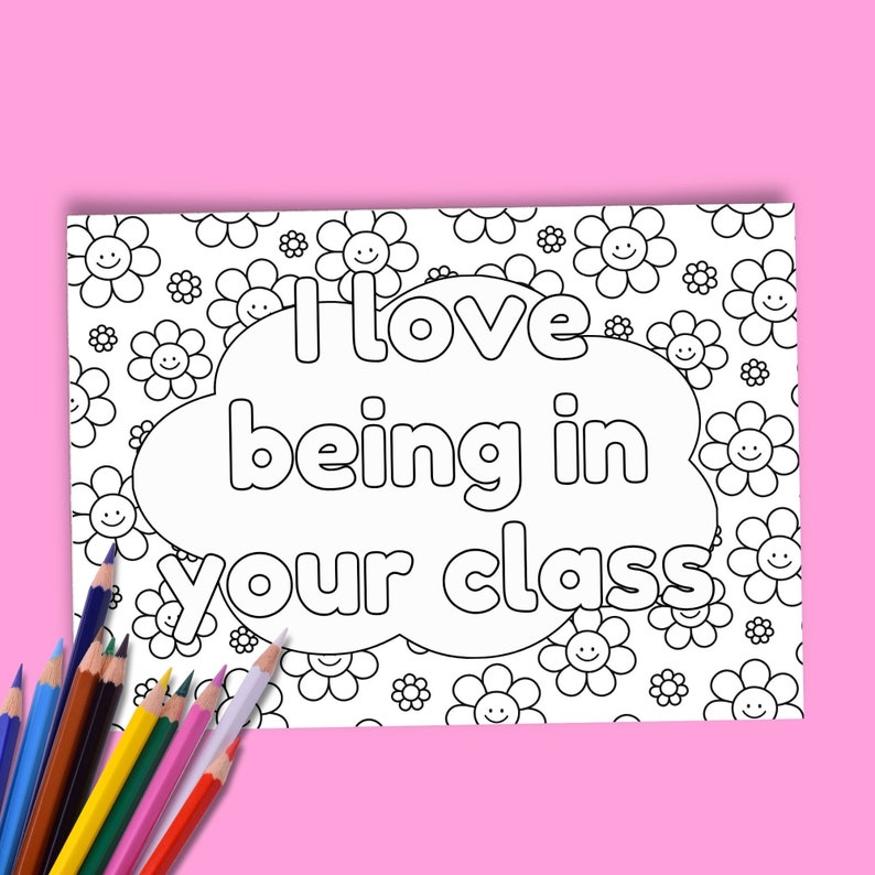 Best Teacher Appreciation Gift Printable, Kids Coloring Page, Colouring ...