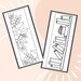 Color-your-own Bookmarks - Etsy