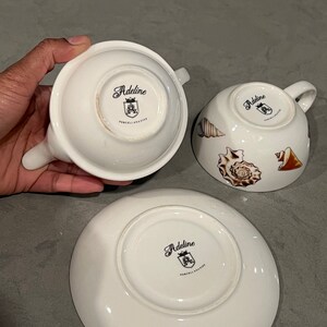 Adeline Vintage Teapot and Saucer Set - Etsy