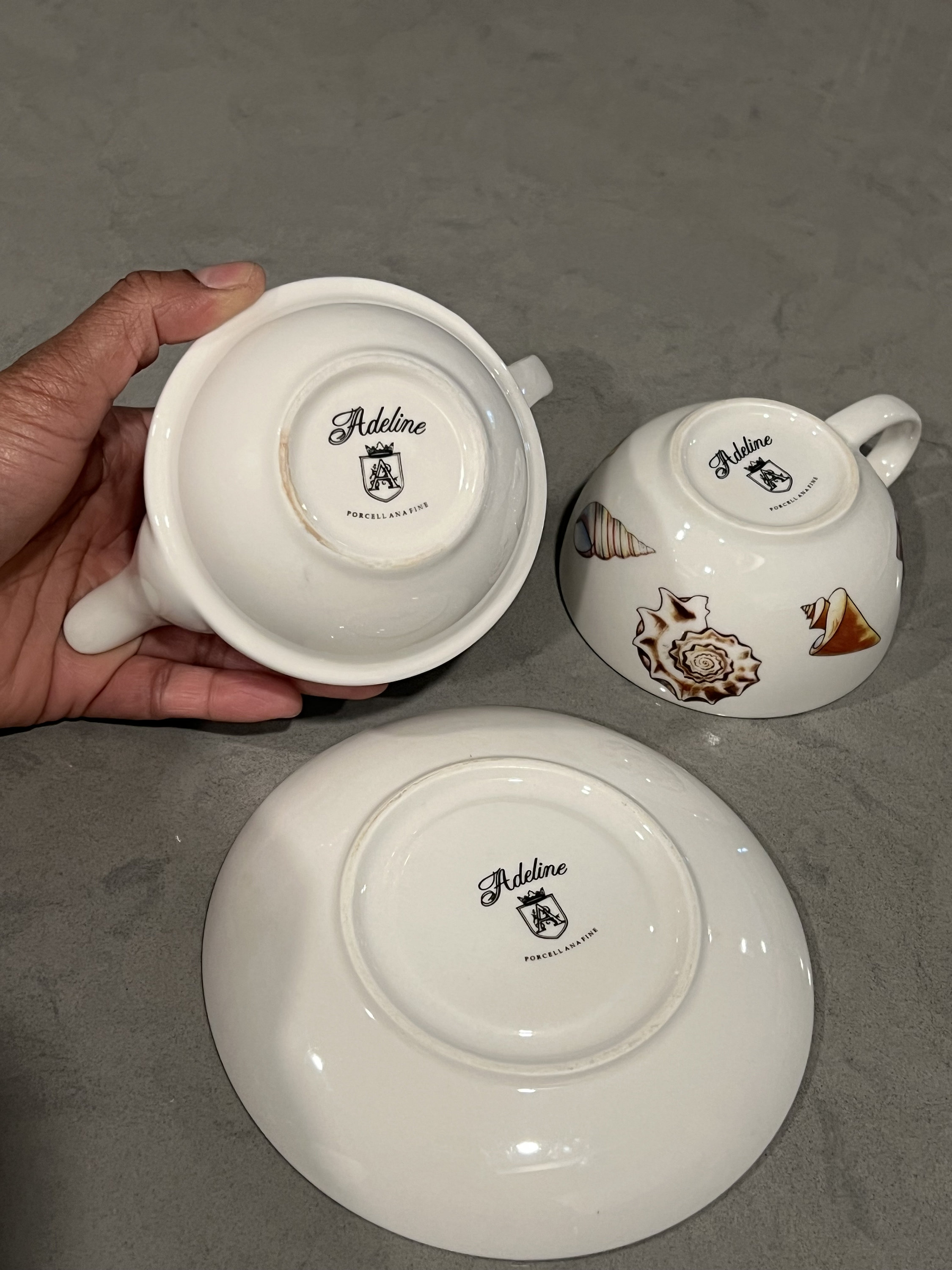 Adeline Vintage Teapot and Saucer Set - Etsy