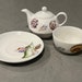 Adeline Vintage Teapot and Saucer Set - Etsy