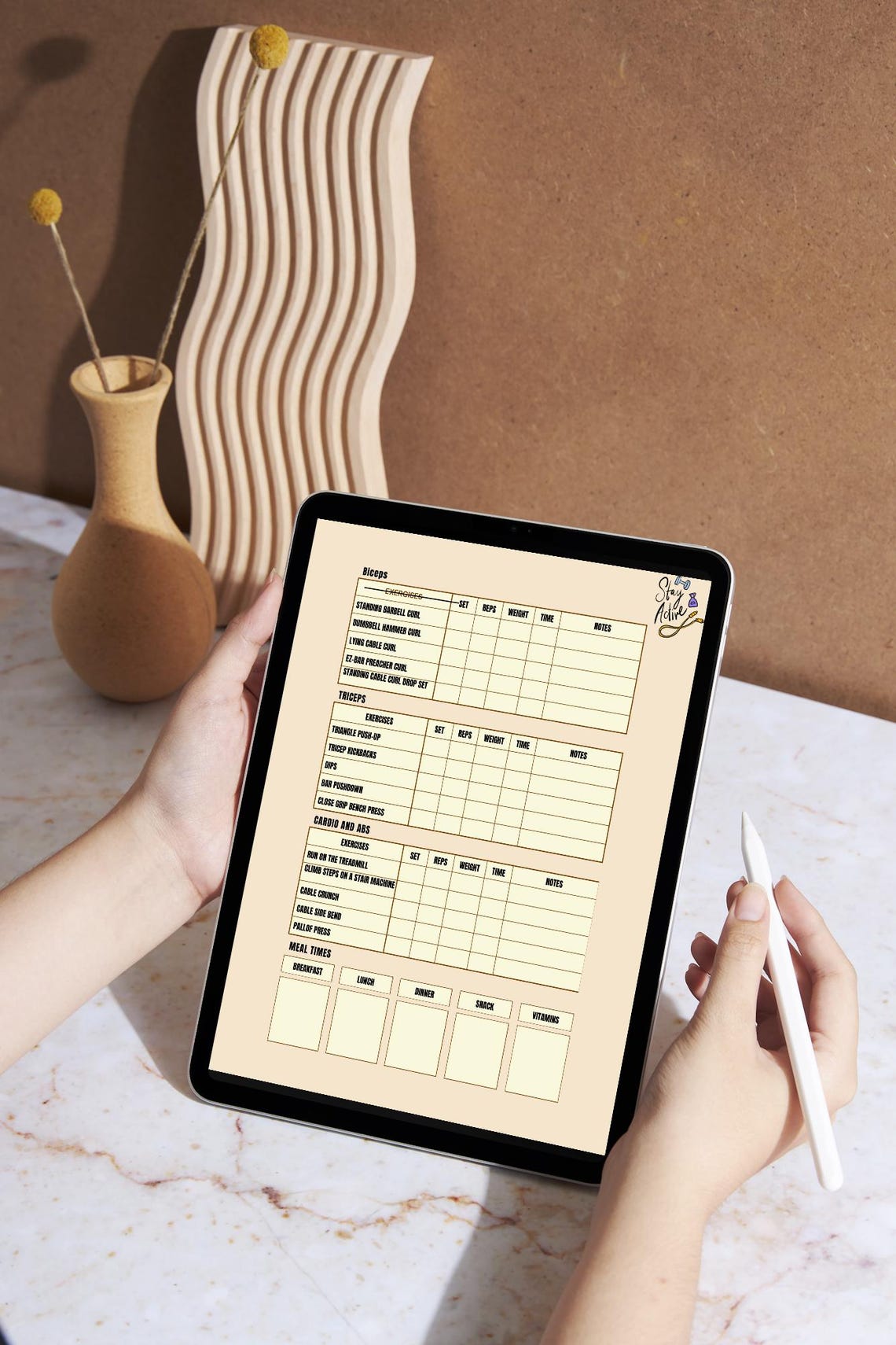 Weekly Workout Schedule Tracker Stay Organized and Achieve Your Fitness ...