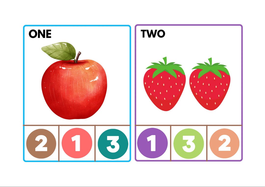 Colorful Educational Flashcards Fun & Engaging Learning Tools for Kids ...