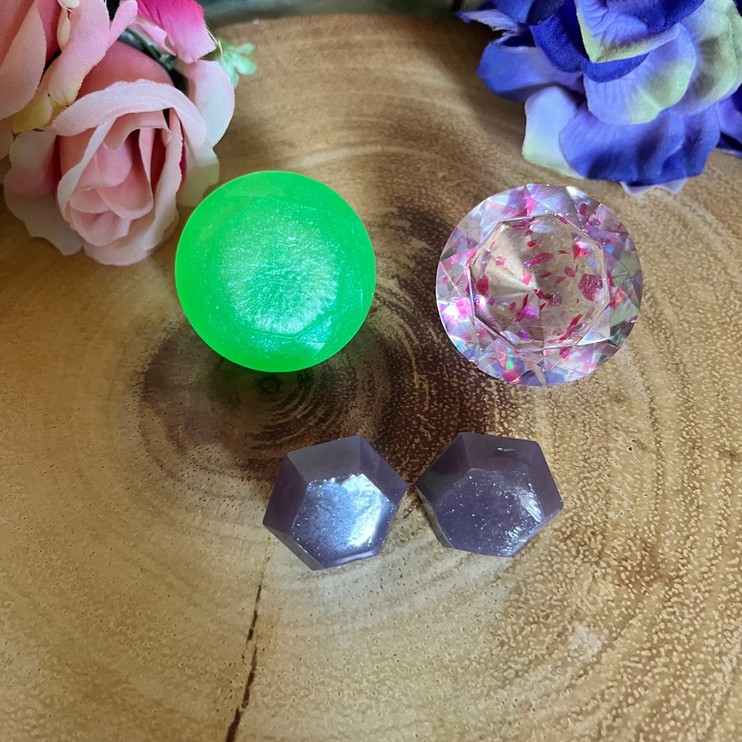 Resin Gemstone Paperweights - Etsy