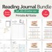 Printable Book Review Template, Stylish Reading Review, Reading Tracker ...