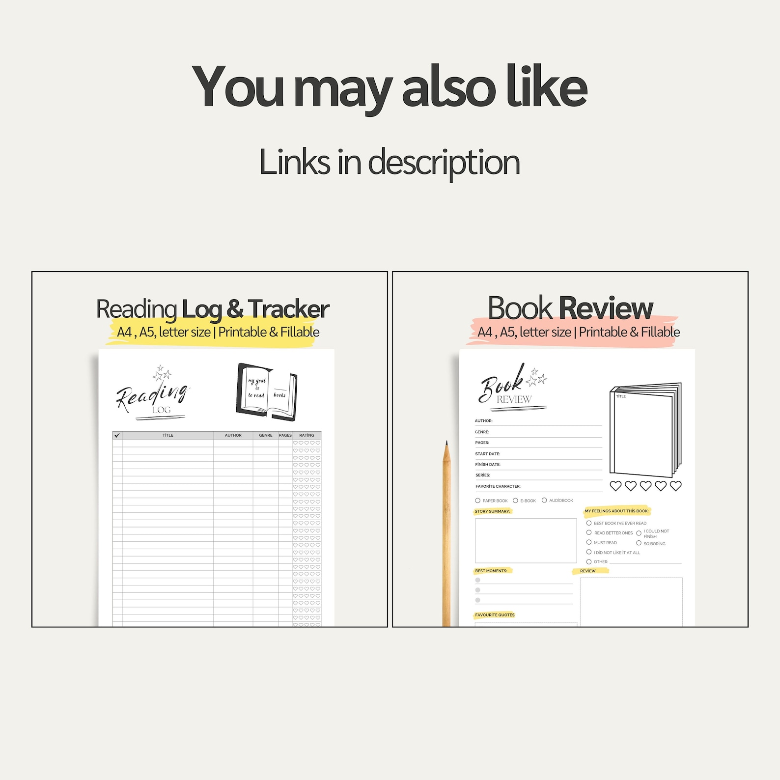 Book Series Tracker Printable Template, Book List, Reading Tracker ...