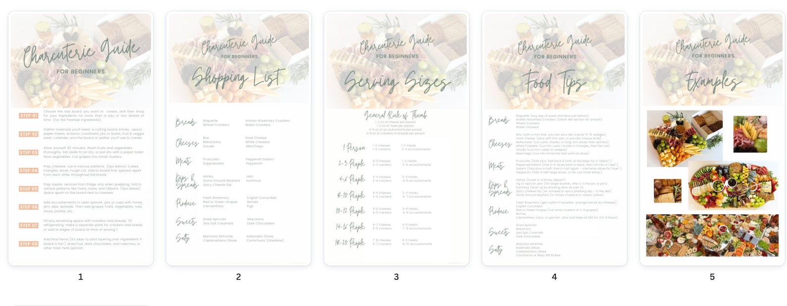 Charcuterie Guide & Tutorial for Beginners Digital Download - Etsy