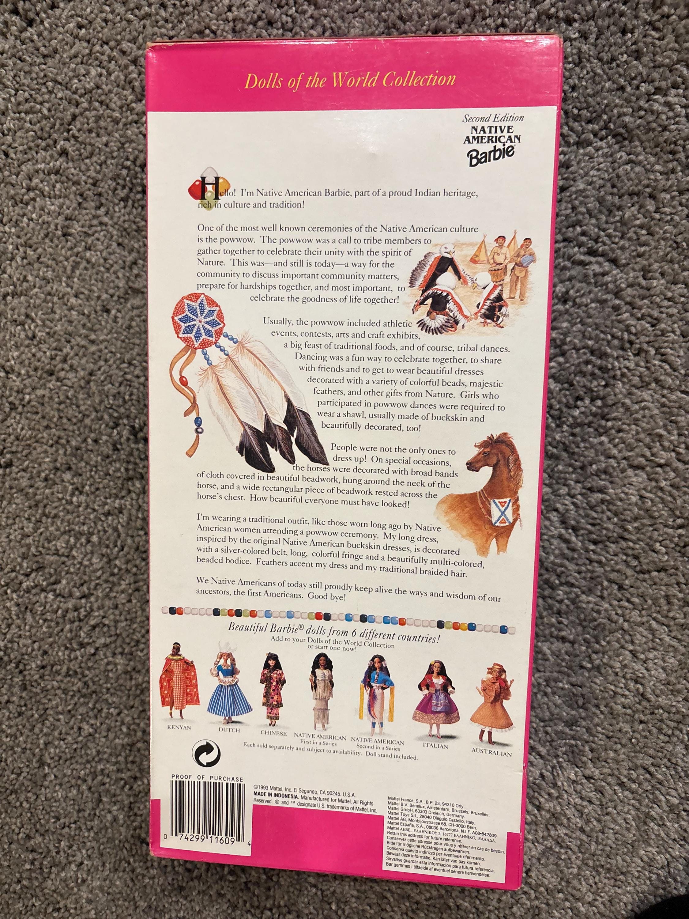 Mattel Native American Barbie - Etsy
