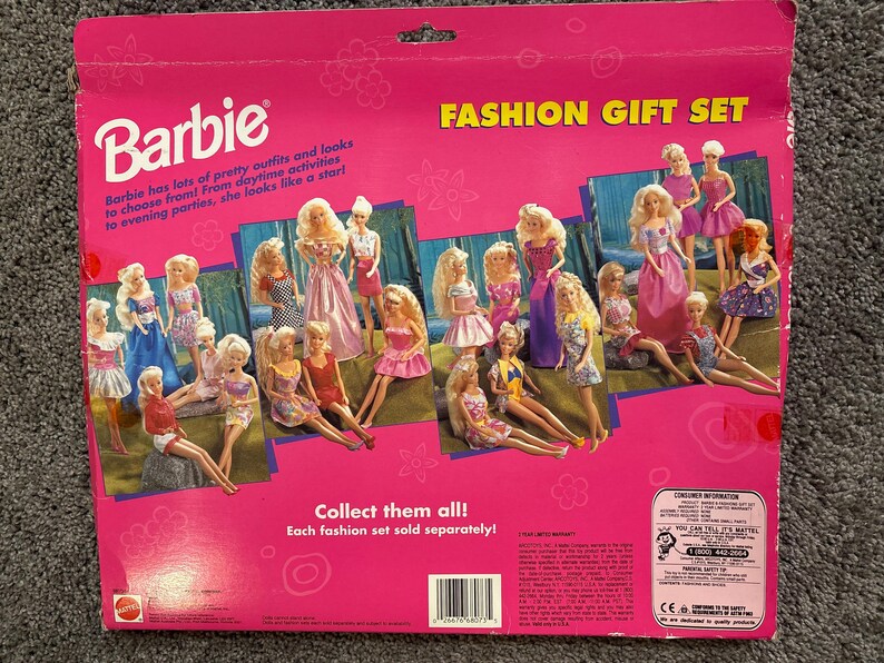 Mattel Barbie 6 Complete Fashion Outfits Gift Set - Etsy