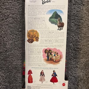 Mattel Peruvian Barbie Dolls of the World Collector Edition - Etsy