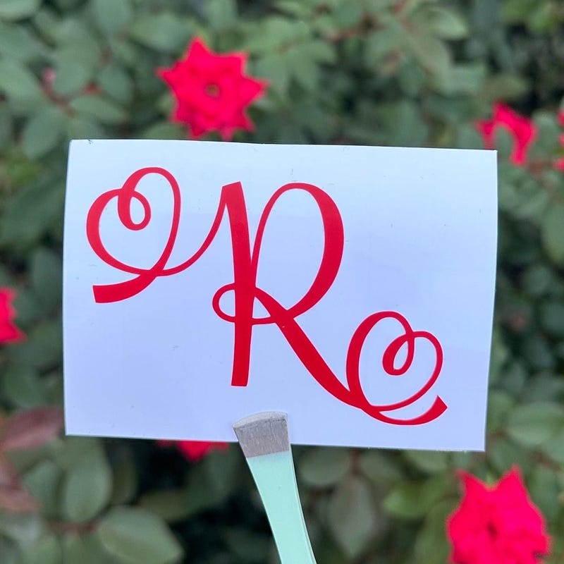Initials Decal - Etsy