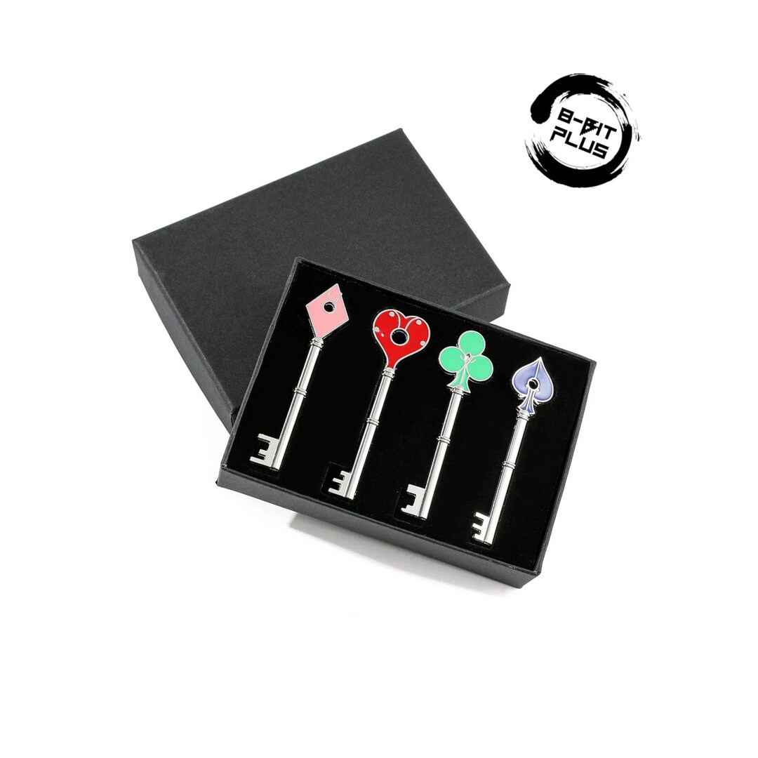 Resident Evil Key Collection With Box Hearts, Diamonds, Clubs, Spades ...