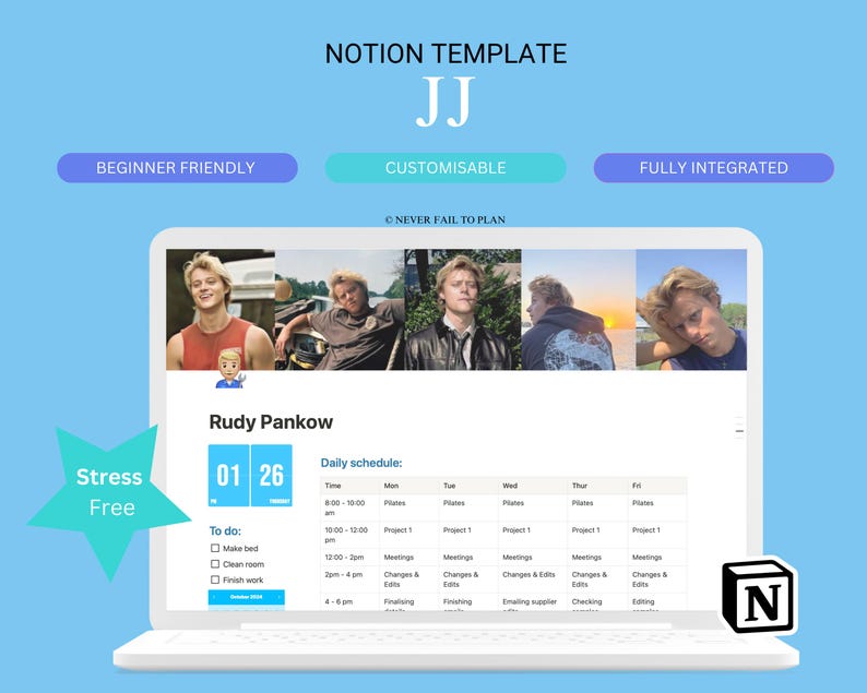 JJ Outer Banks Notion Planner Template: Complete Life Planner (digital Download) - Etsy Australia