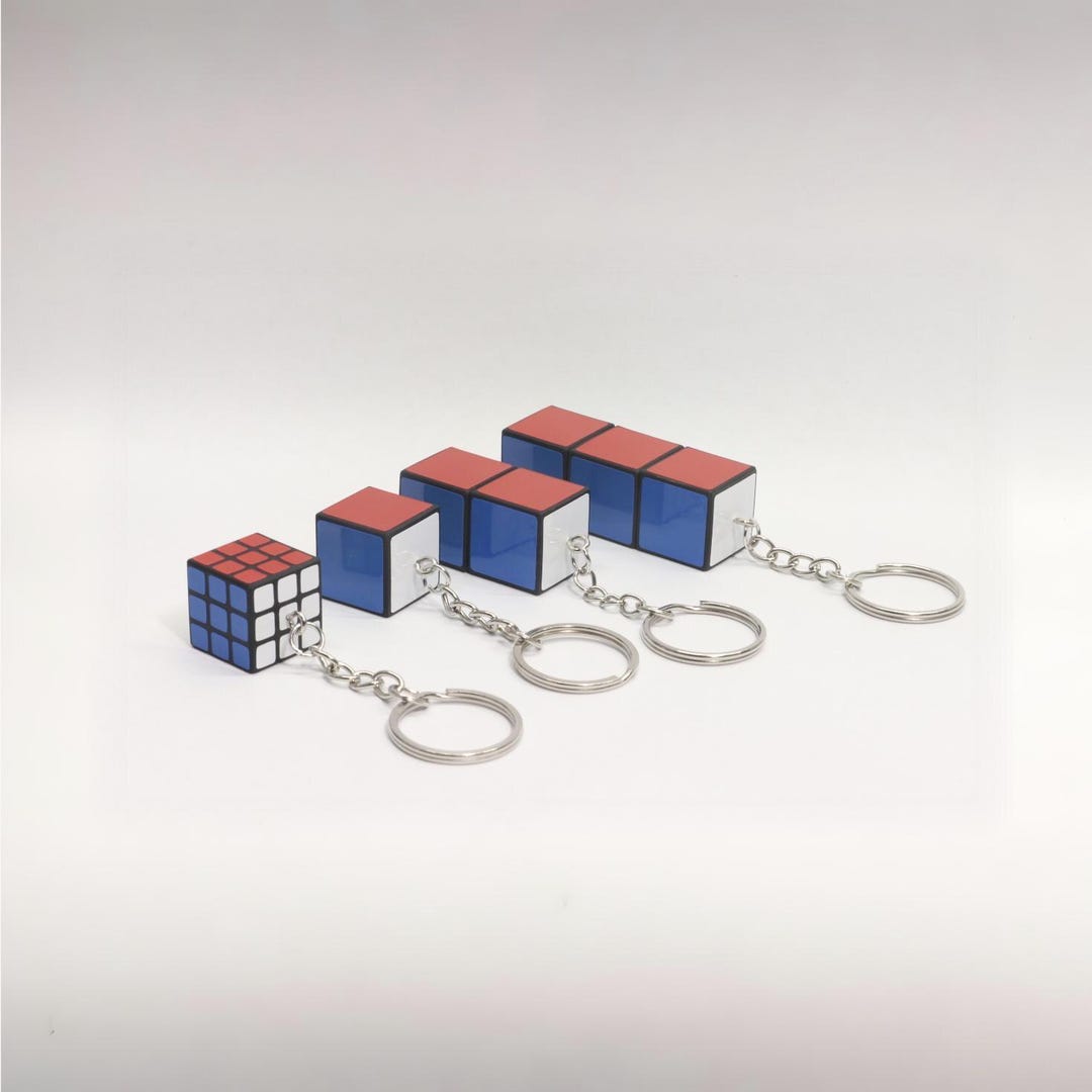 Rubik's Cube Keychains - Etsy