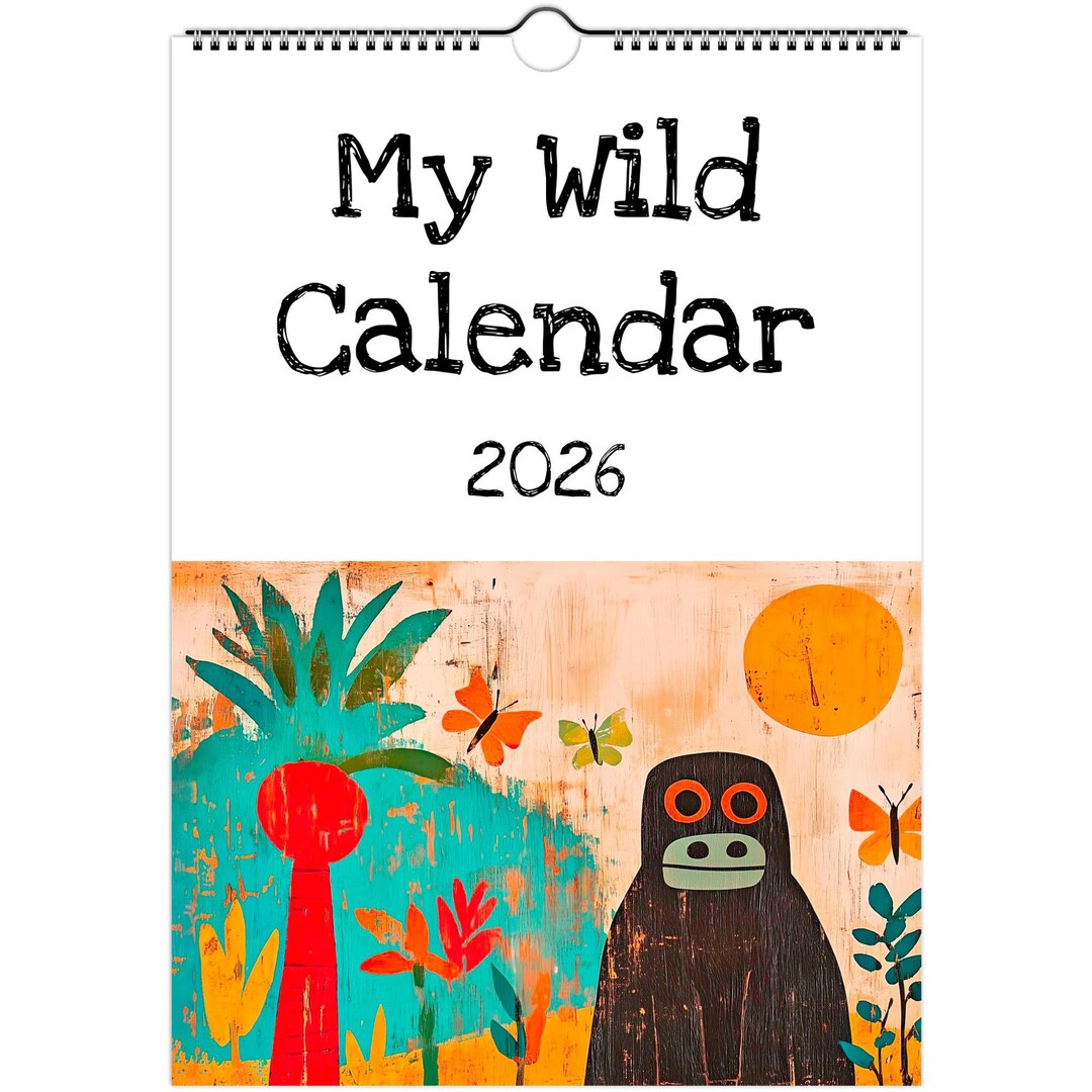 My Wild Calendar 2026 (EU & Rest of World) - Etsy