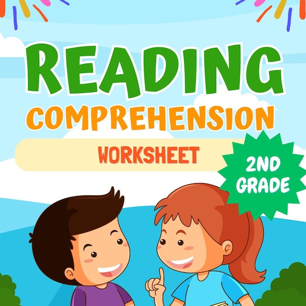 Reading Comprehension Worksheets for Grade 2 Kids - Etsy