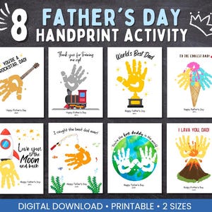 Father's Day Printable, Fathers Day Art Bundle, Fathers Day Gift ...