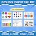 Construction Busy Book Printable for Kids | Activity Binder Template ...
