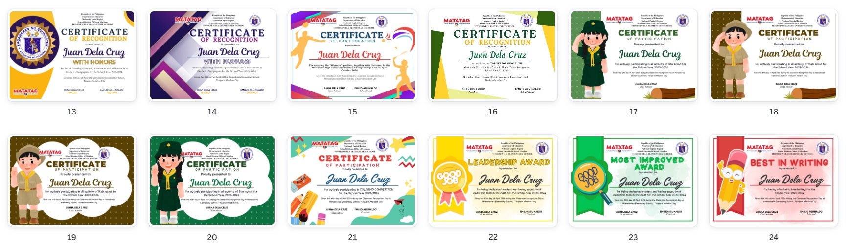Printable Student Award Certificates: Editable School Certificates ...