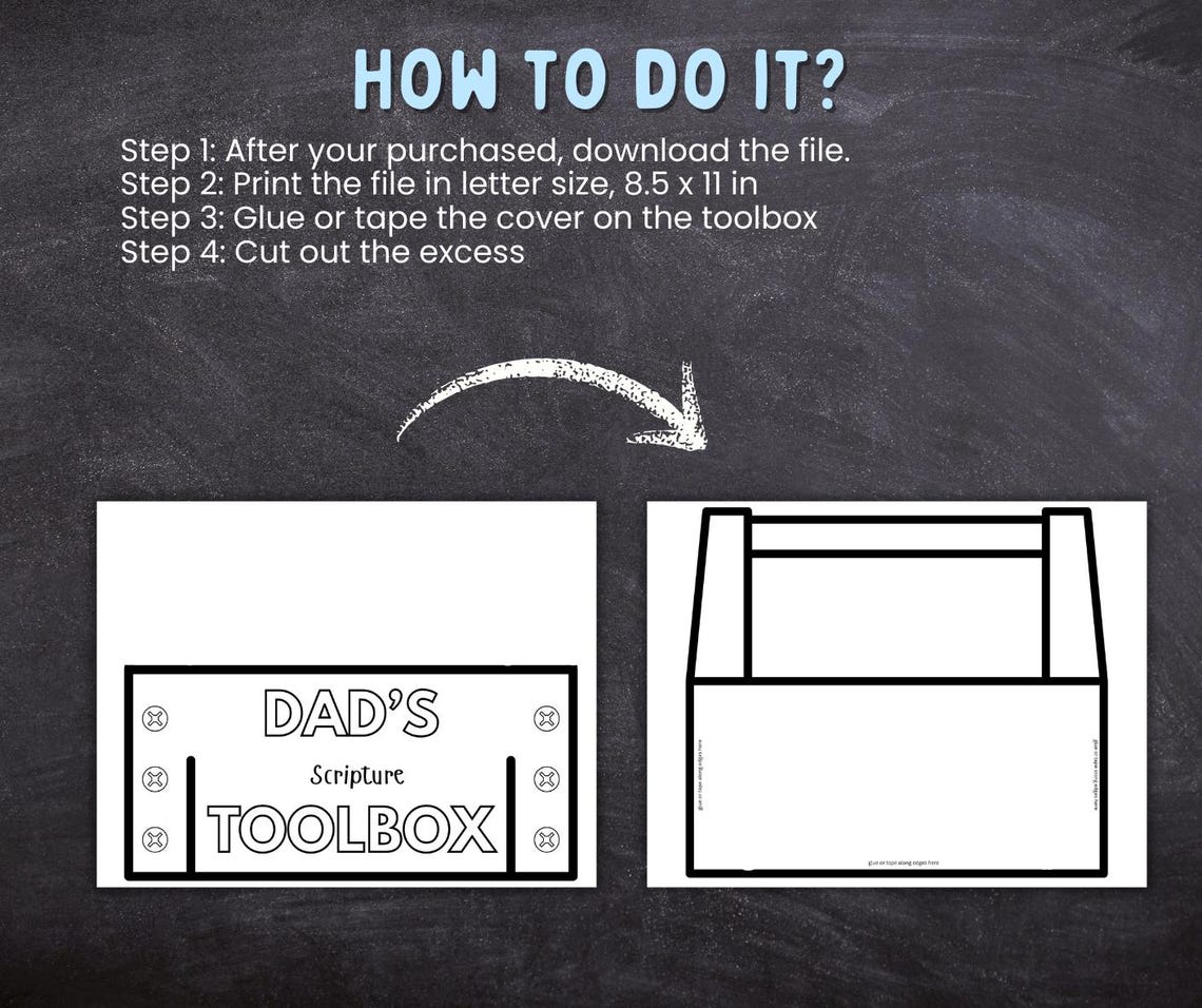 Father’s Day Toolbox Craft – Bible-themed Printable Coloring Activity ...