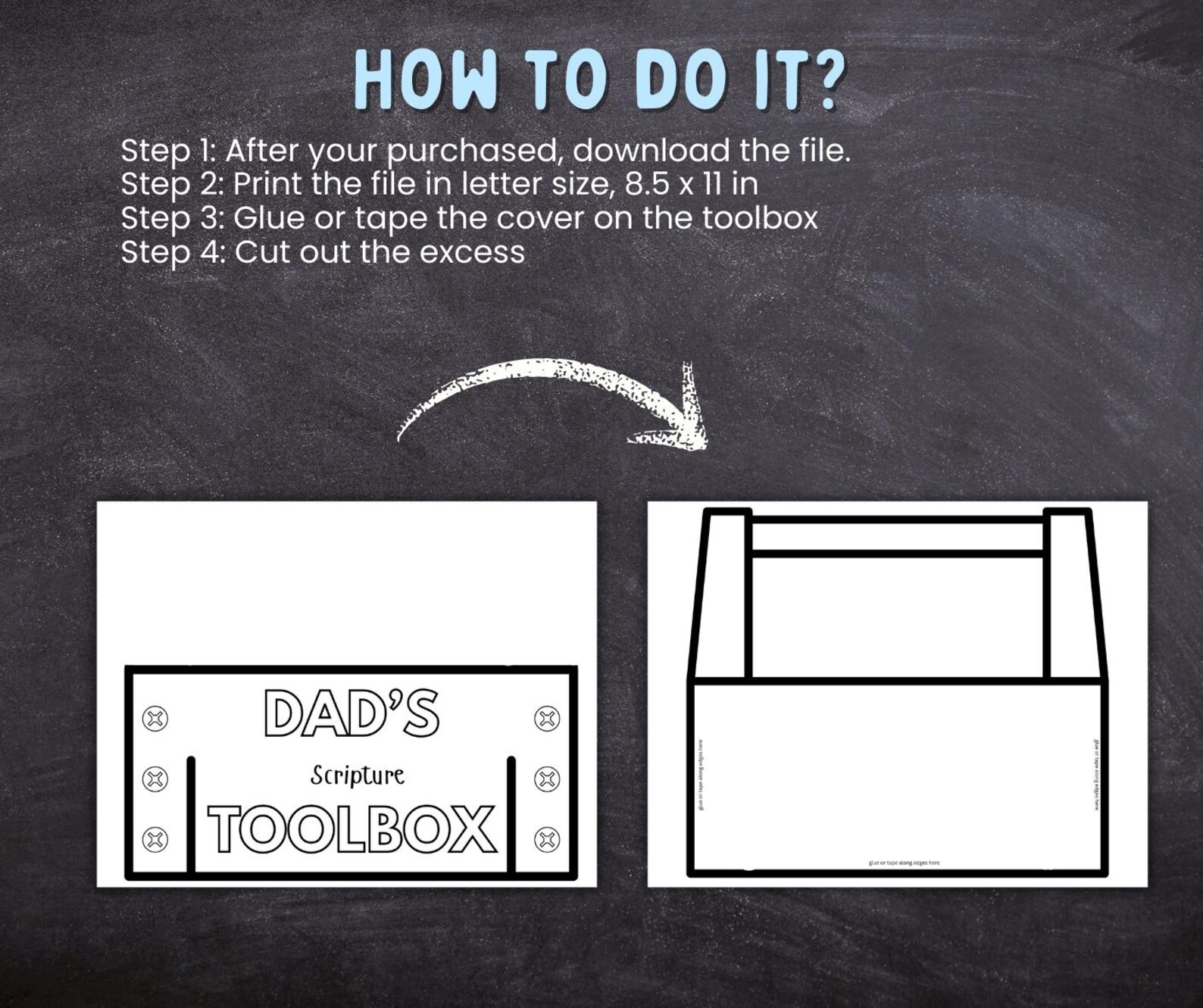 Father’s Day Toolbox Craft – Bible-themed Printable Coloring Activity ...