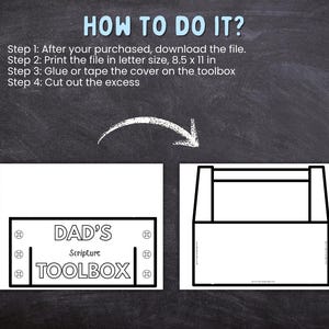 Father’s Day Toolbox Craft – Bible-themed Printable Coloring Activity ...