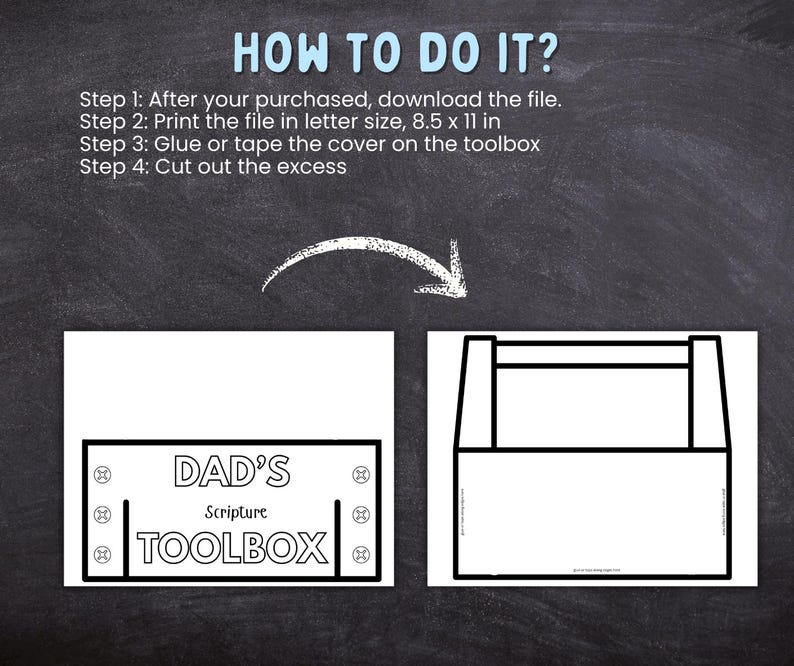 Father’s Day Toolbox Craft – Bible-themed Printable Coloring Activity ...