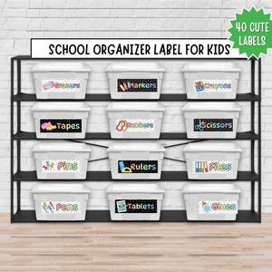Customizable School Book Bin Labels – K-3 Grade Level Library Labels ...
