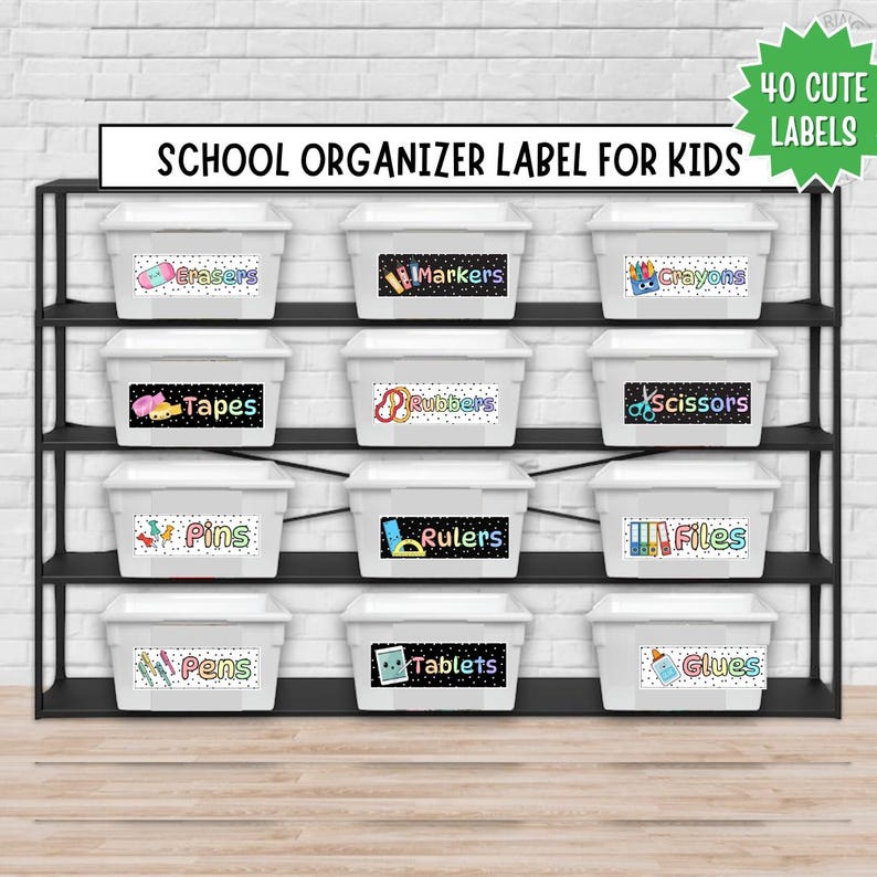 Customizable School Book Bin Labels – K-3 Grade Level Library Labels ...