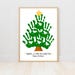 Christmas Tree Handprint Art, Printable | DIY Xmas Gift for Parents ...