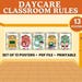 Classroom Rules Printable Daycare Rules Classroom Rules Daycare ...