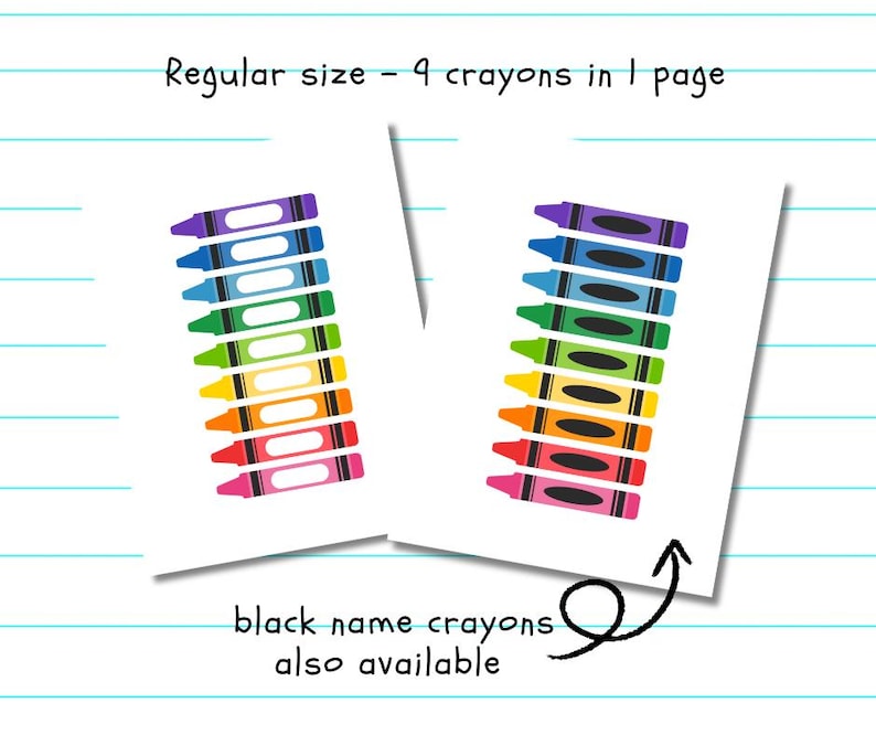 Crayon-themed Birthday Banner – Colorful School Poster Decor | Colorful ...